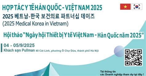 Hội Thảo Ngày Hội Thiết Bị Y Tế Việt Nam Hàn Quốc Năm 2025”