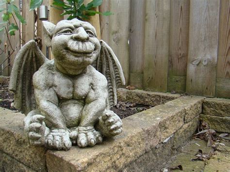Cute Gargoyle Statue At Jean Begaye Blog