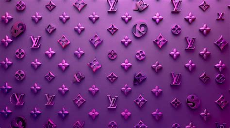 Download Louis Vuitton Purple Branding Wallpaper Wallpaper