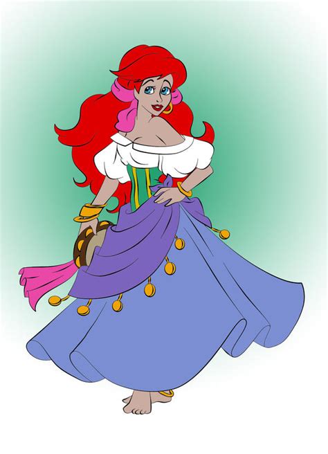 Ariel As Esmeralda I By Disneys Fairest On Deviantart