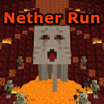 Nether Run Awesome Tempting Parkour Map Minecraft Map