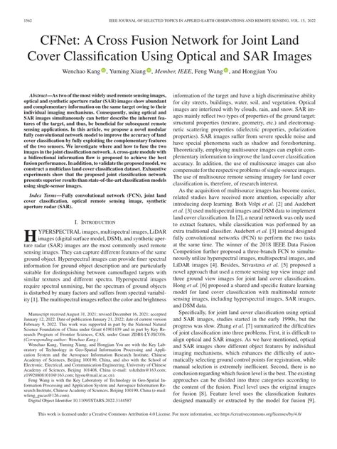 Pdf Cfnet A Cross Fusion Network For Joint Land Cover Classification