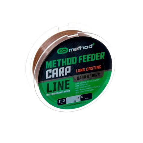 Жилка Carp Pro Method Method Feeder Carp Dark Brown 150м 028мм