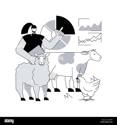 Holistic Management Abstract Concept Vector Illustration Domestic Livestock Herds Strategy