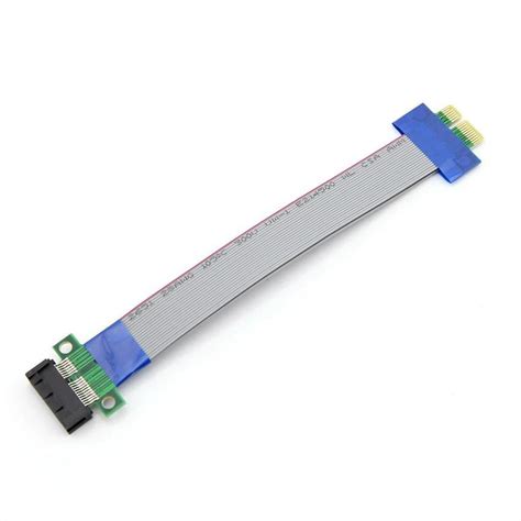 High Quality PCI E Express PCIE PCI E X Riser Extender Card With High Speed FFC Flexible Cable Cm