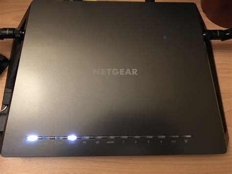 netgear router not working lights flashing