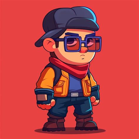 Characters In The Style Of Brawl Stars Premium Ai Generated Image