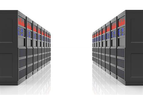 Premium Photo Mainframe Isolated On White Background