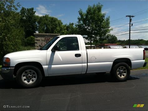 2006 Summit White Gmc Sierra 1500 Regular Cab 83316687 Photo 1