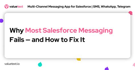 Why Most Salesforce Messaging Fails — And How To Fix It Valuetext