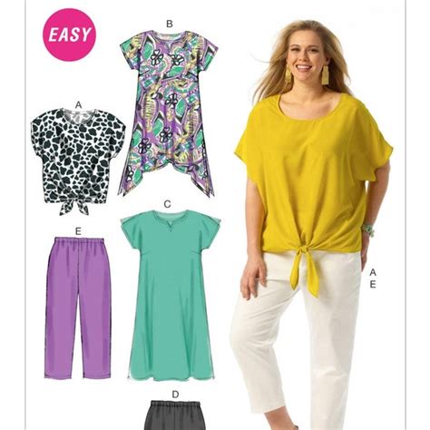 Plus Size Tunic Patterns Etsy