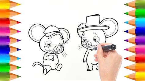 How To Draw An The Mice From The Country Mouse And The City Mouse