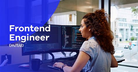frontend engineer m f d