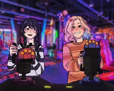 Wednesday And Enid By Cryptidscoffee Rwenclair
