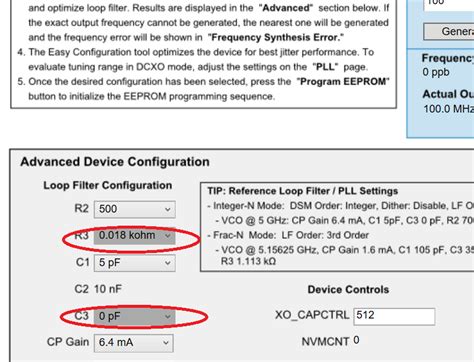LMK61E2 LKM61E2 EVM setting 时钟和计时论坛 时钟和时序 E2E 设计支持