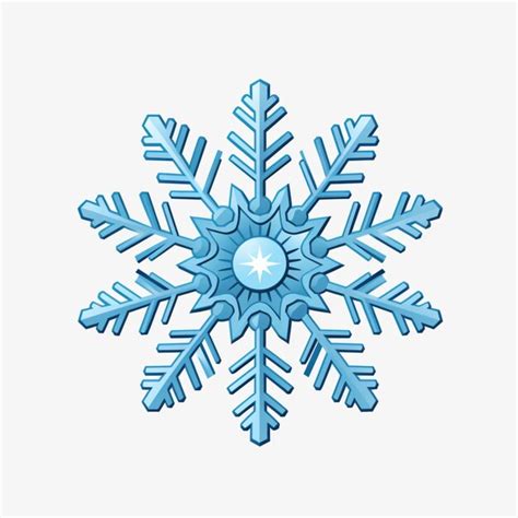 Premium Vector Free Vector Snowflake Clipart Art Illustration