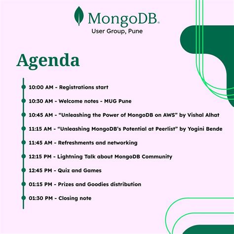 mongodb user group pune on linkedin mugpune mongodbusergroup mongodb tech community