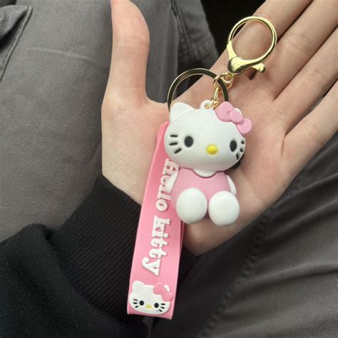 Hello Kitty Keychain 🎀 Never Used🎀 Hellokitty Pink Depop