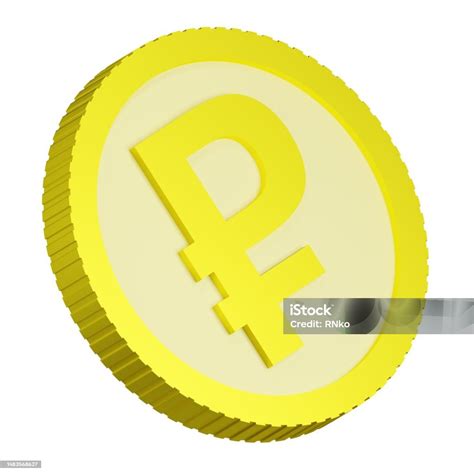 러시아의 화폐 단위 기호가 있는 금 러시아 루블 동전의 3d 렌더링 성공 부 소득의 상징 흰색 배경에 격리된 사실적인 그림 100 유로 지폐에 대한 스톡 사진 및 기타