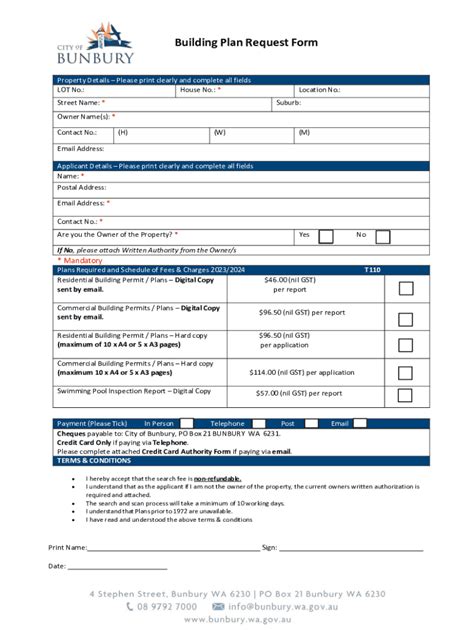 Fillable Online Building Plan Request Form Fax Email Print Pdffiller