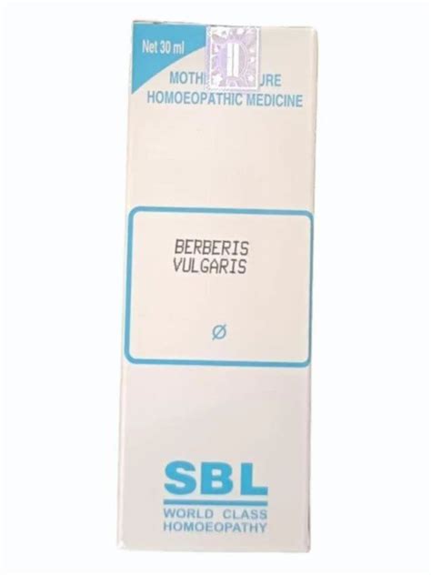 Sbl Berberis Vulgaris At ₹ 110piece Sbl Drops No 6 In Saharanpur