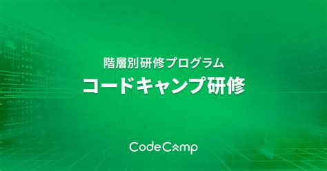 階層別研修｜コードキャンプのit研修