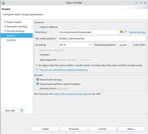Export From Query To Csv Fails With Tasks Error · Issue 19777