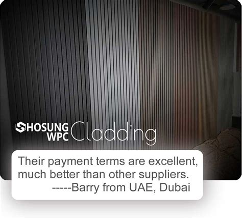 Hosung® Capped Composite Slatted Wall Cladding Hosung Wpc Composite