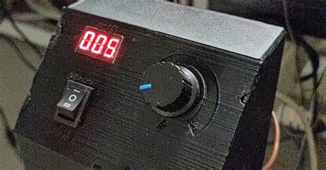 PWM Spindle Controller Box By MirkoFerronato Download Free STL Model Printables Com