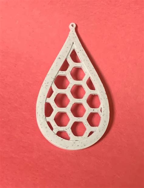 Earrings Teardrop Shape By Tystevenson Download Free Stl Model