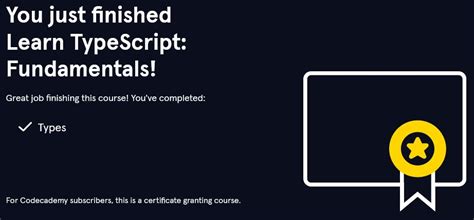 Ryan C On Linkedin Ive Started To Learn Typescript On Codecademy