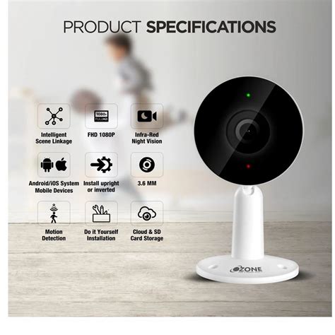 Ozone Smart Indoor Fixed Position Camera At ₹ 4500piece New Delhi