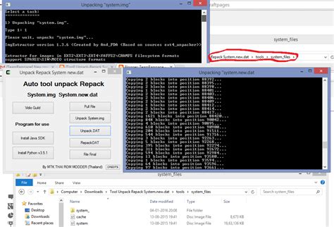 [tool] unpack repack system img and system new dat ~ team rampage