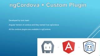 Cross Platform Mobile App With Ionic Framework PPT