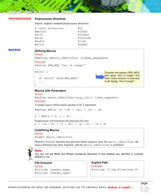 Guia De Referencia Para A Linguagem Do Fabricante CCS Info Syntax Pdf