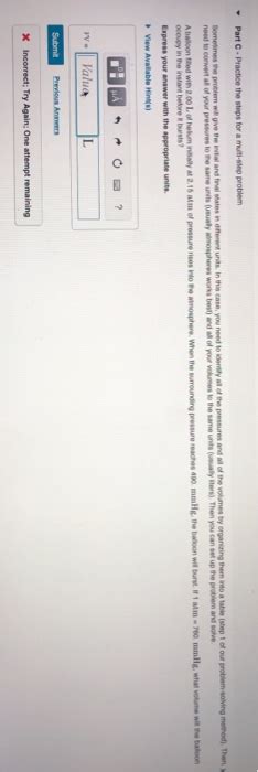 solved part c practice the steps for a multi step problem