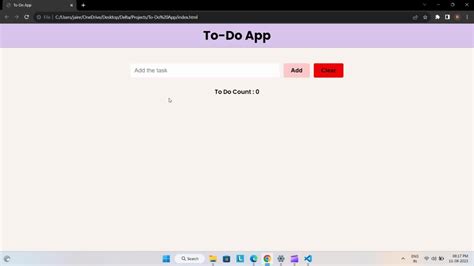 Rithik Jain On Linkedin Todoapp Javascript Dommanipulation