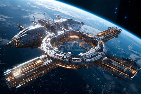 全面观看空间站图片素材 正版创意图片600231086 摄图网