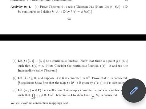 Solved Activity 041 A ﻿prove Theorem 041 ﻿using Theorem