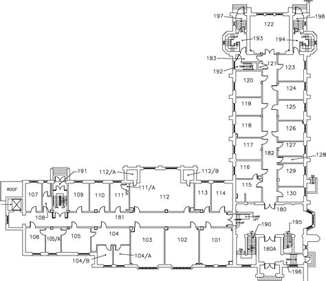 Mcmaster University University Hall First Floor Map