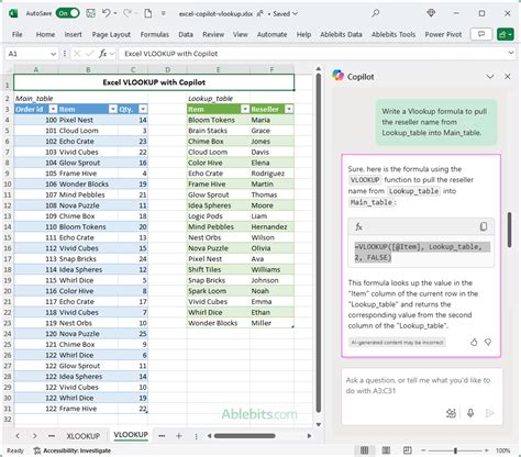 How To Xlookup And Vlookup With Excel Copilot