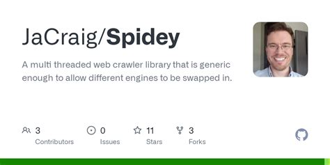 Github Jacraig Spidey A Multi Threaded Web Crawler Library That Is Generic Enough To Allow
