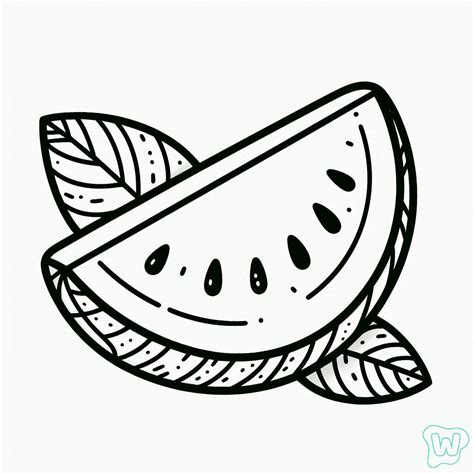 38 Coloriage Pastèque Imprimer Et Télécharger Pdf Gratuit