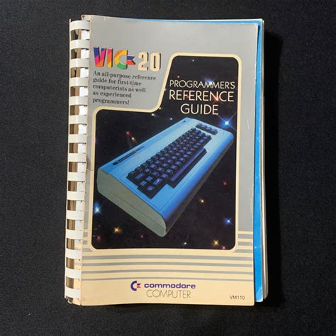 commodore vic 20 programmer s reference guide 1982 basic machine lan