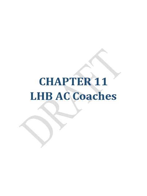 Revision Of Chapter 11 Lhb Ac Coaches Of Lhb Manual Electrical Download Free Pdf Battery