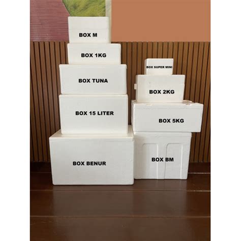 Jual Box Styrofoam Kecil Box Sterofoam Box Packing Baru Tuna Kota