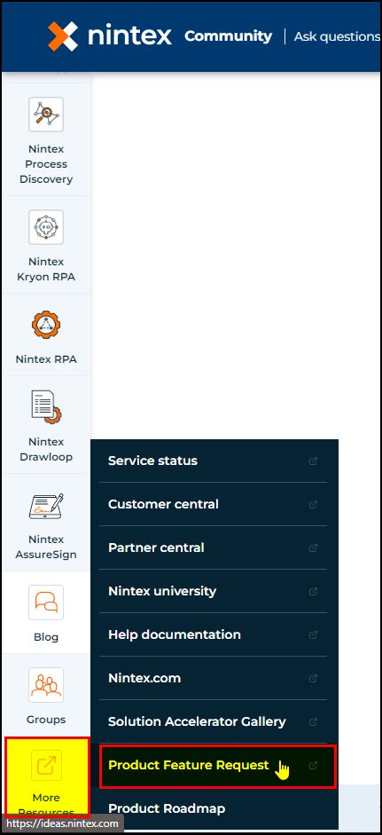 welcome to nintex ideas community