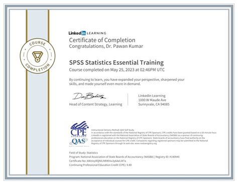 dr pawan kumar on linkedin certificate of completion