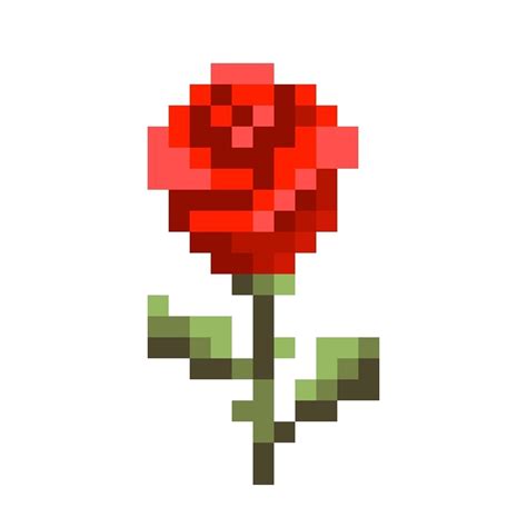 Rose Pixel Art