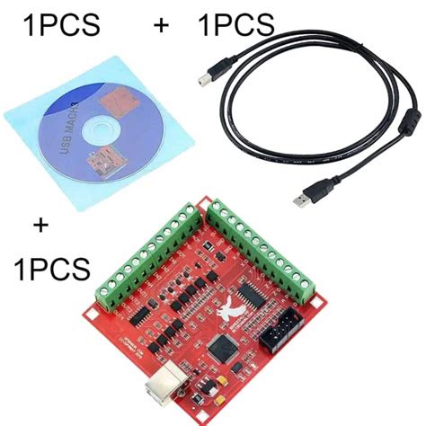 Usb Cnc Controller Mach3 4 Axis 100khz Interface Board Usb Cable